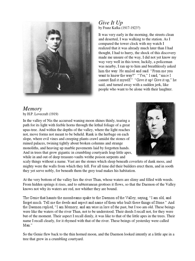 Flash Fiction Examples | PDF | General Fiction