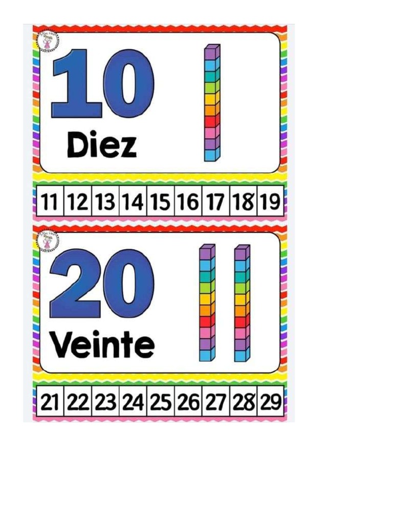 Conteo de 10 en 10 | PDF