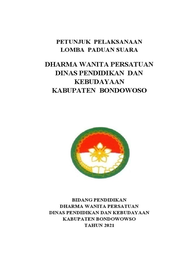 Juklak Lomba Paduan Suara DWP 2021 | PDF