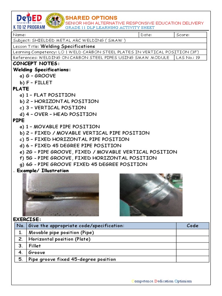 LAS No 19 Welding Specifications | PDF