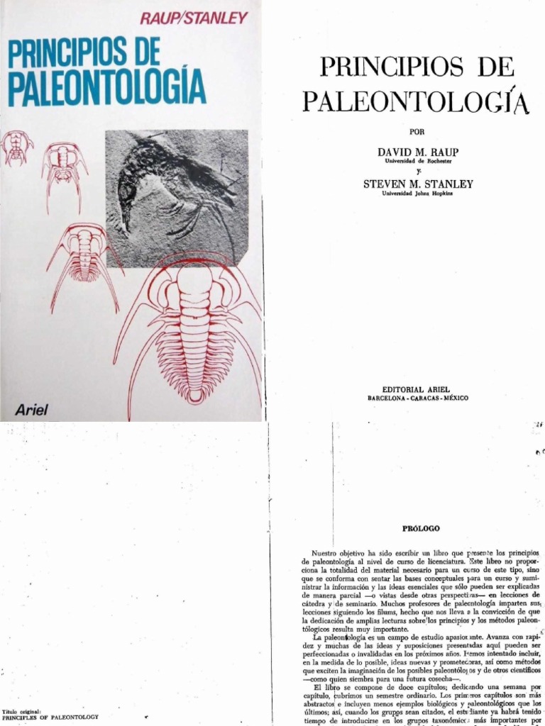 Principios de Paleontología by David M. Raup y Steven M. Stanley | PDF ...