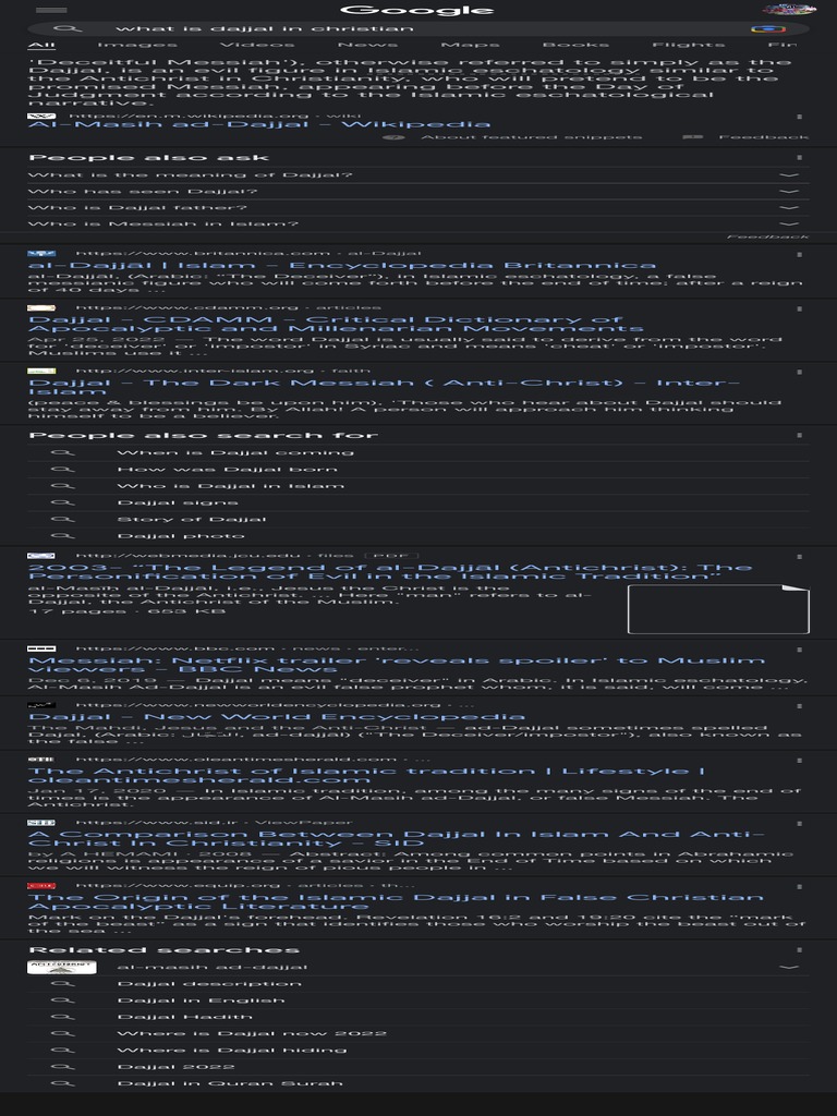 What Is Dajjal in Christian - Google Search | PDF | Antichrist ...