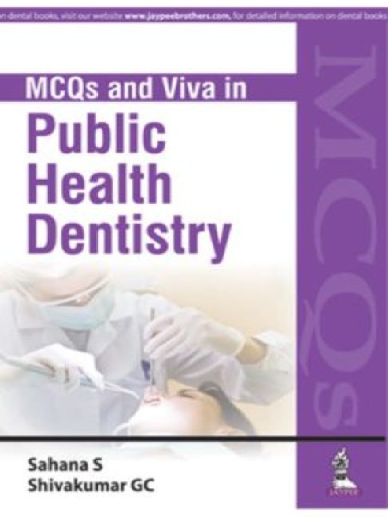 Mcqs and Viva in Public Health Dentistry | PDF | Public Health | Dentistry