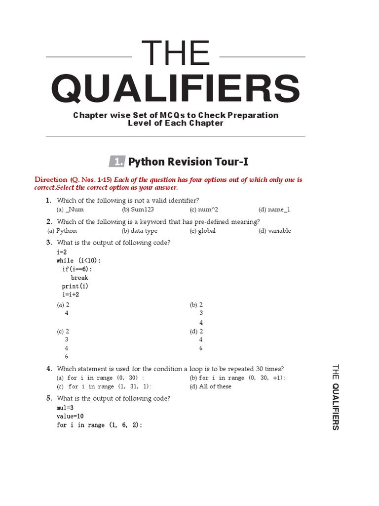 The Qualifier 1 (Xii - CS) | PDF | Software Engineering | Computing