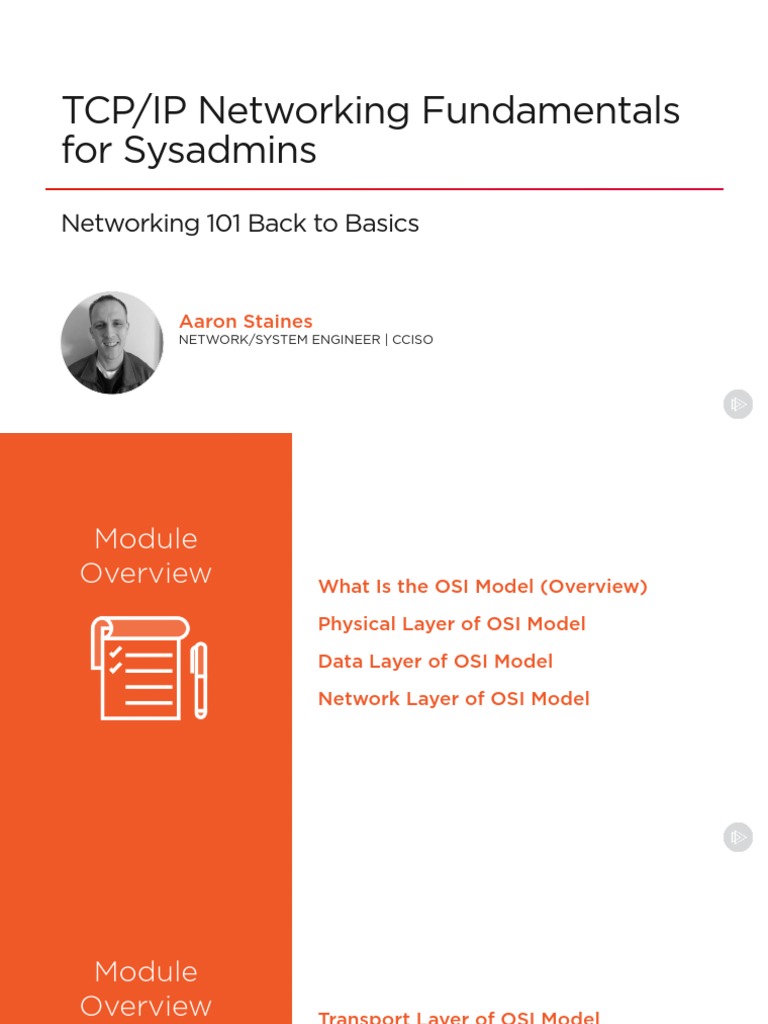Networking 101 Back To Basics Slides | PDF | Osi Model | Computer Network