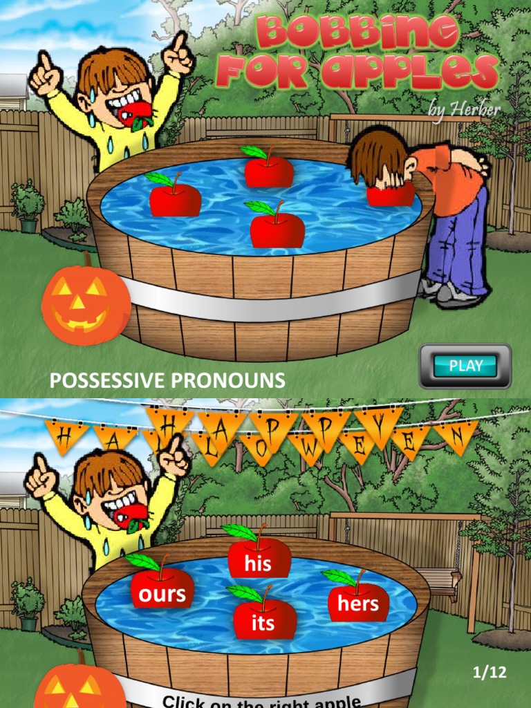 Bobbing For Apples Fun Activities | PDF | Clothing | Fashion
