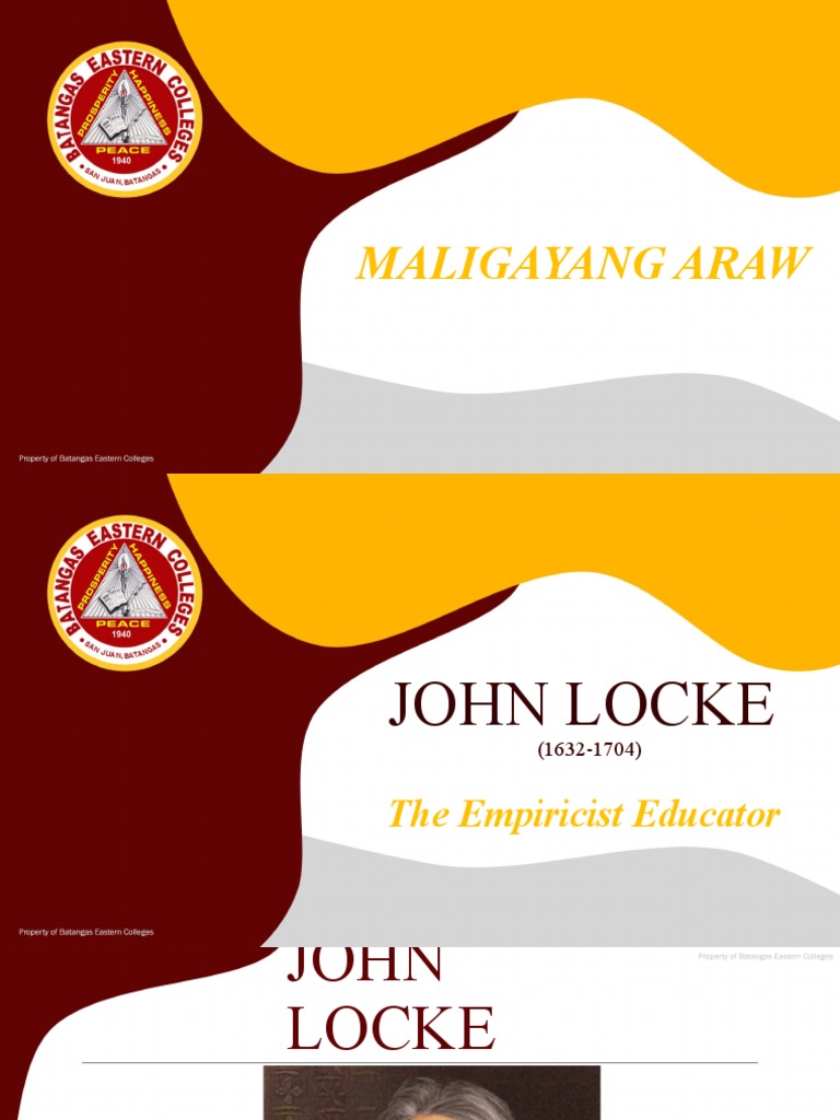 John Locke Pdf John Locke Empiricism