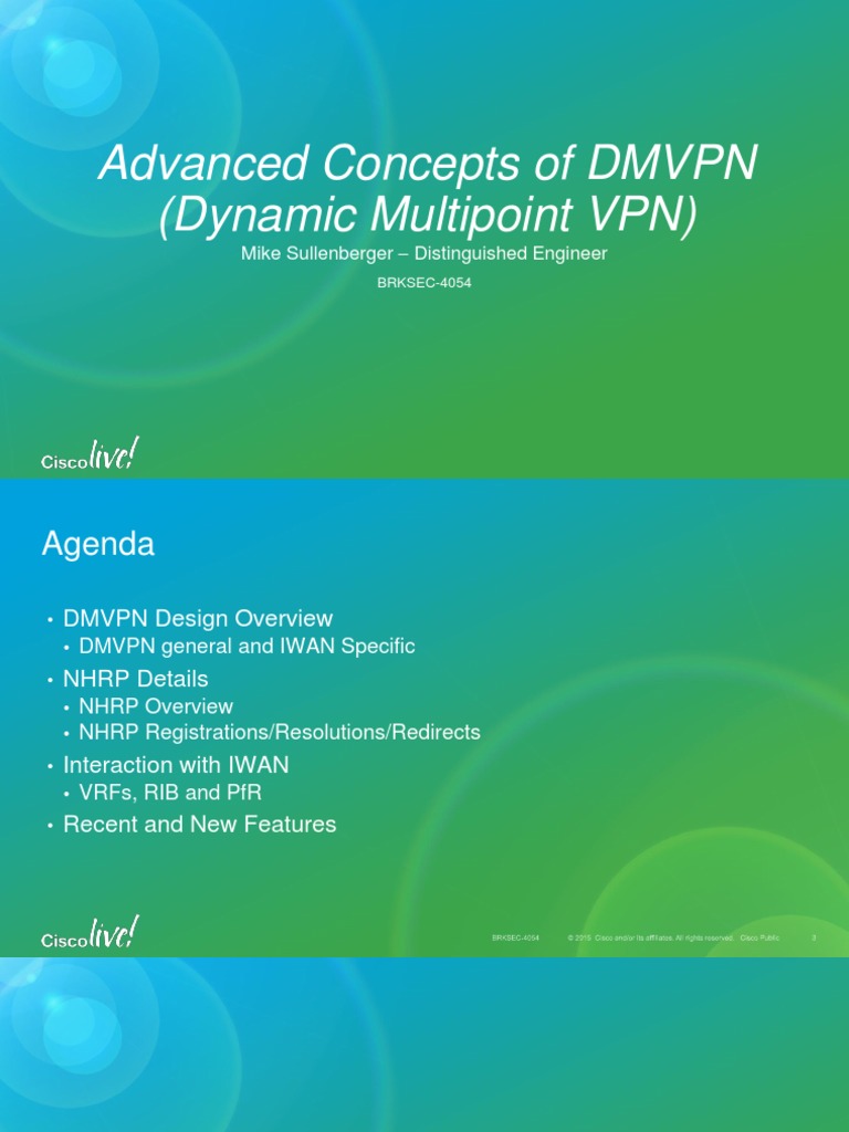 Advanced Concepts of DMVPN BRKSEC-4054 | PDF | Networking ...