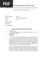 Laporan Praktikum Pembuatan Es Krim | PDF