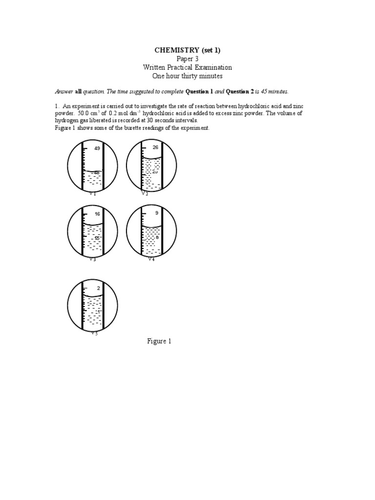CHEMISTRYset 1 P3 | PDF | Chemical Compounds | Physical Sciences