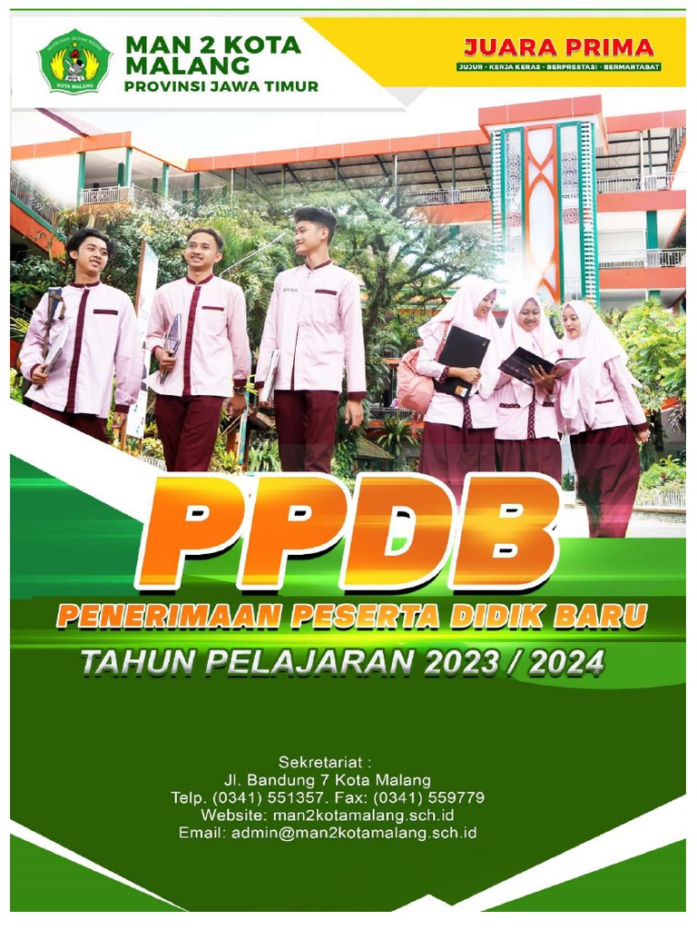 PPDB MAN 2 Kota Malang Tahun 2023 2024 | PDF PPDB MAN 2 Kota Malang Tahun 2023 2024 | PDF