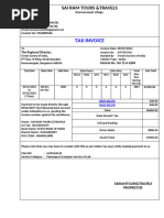 Sample of Ola Bill For Edit | PDF | Invoice | Services (Economics)