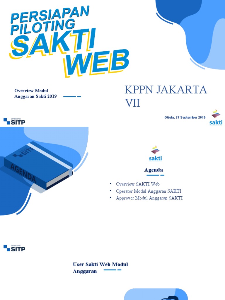 Overview Modul Anggaran SAKTI WEB | PDF