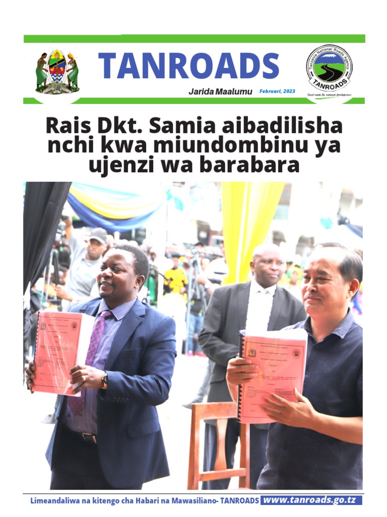 Jarida Maalum Kutoka TANROADS | PDF