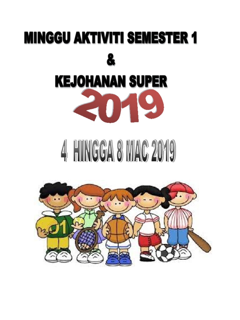 PAMPHLET MGGU XTVT DAN KEJOHANAN SUPER 2019 Sem 1 | PDF