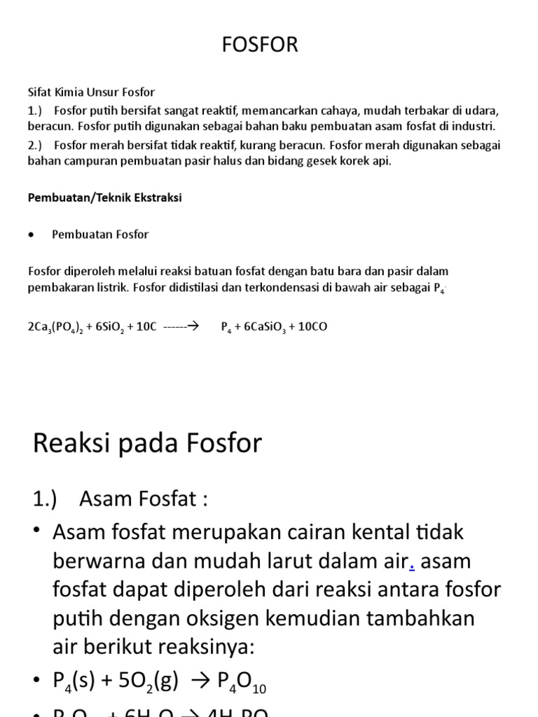 Fosfor Power | PDF