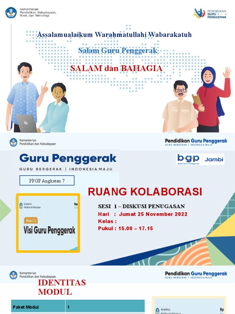 Diskusi Penugasan Visi Guru Penggerak | PDF | Pengembangan Diri