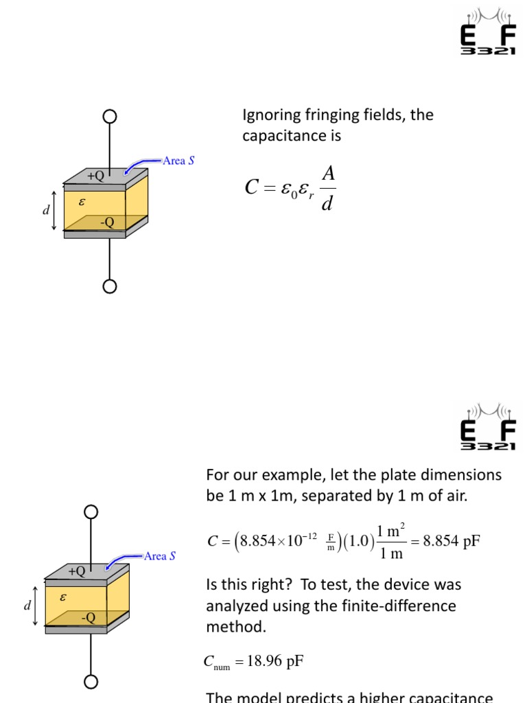 Capacitor Modeling | PDF | Capacitance | Applied And Interdisciplinary Physics