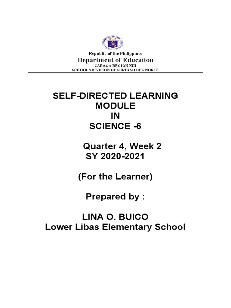 SLM 4TH Quarter Module 2 Pupil | PDF | Volcano | Types Of Volcanic ...