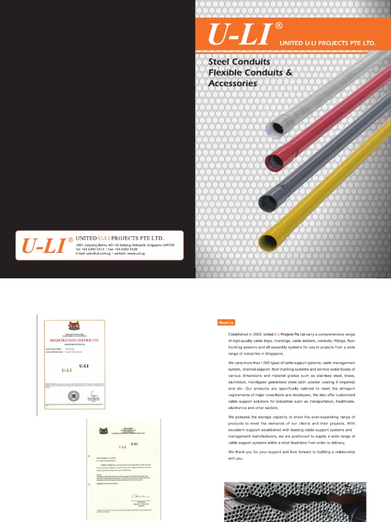Uli Conduit Catalogue | PDF