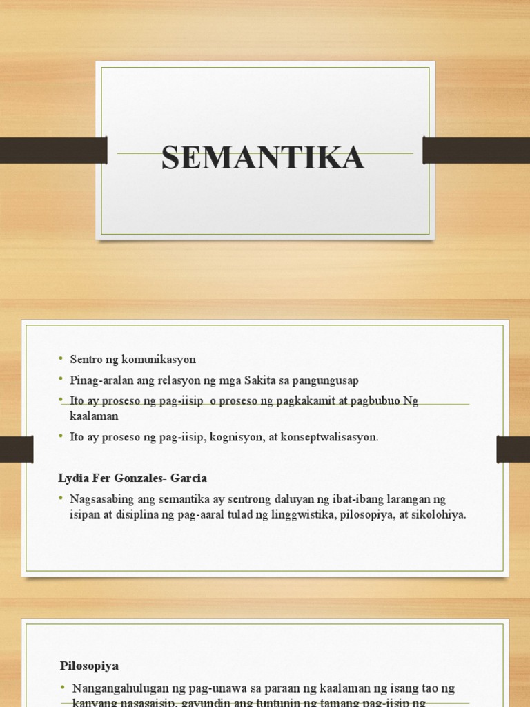 Semantika | PDF