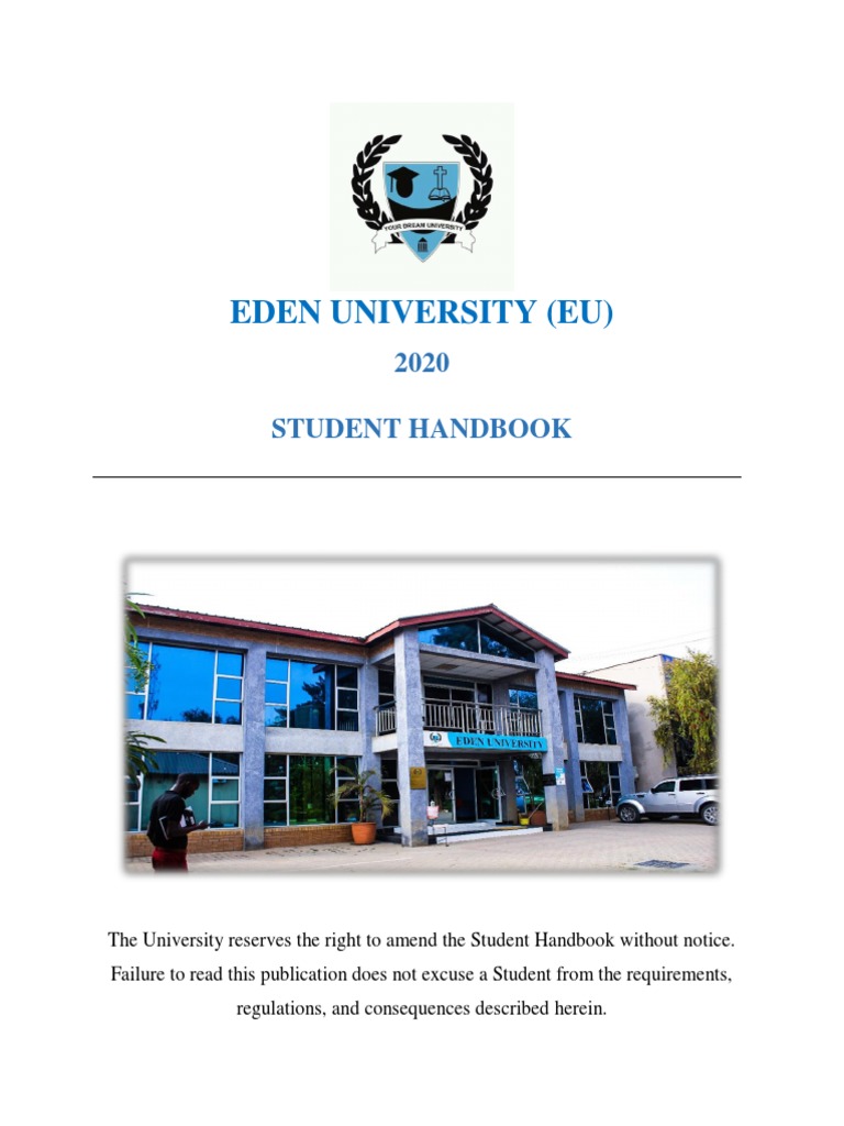 Eden University | PDF | Dormitory | Chaplain