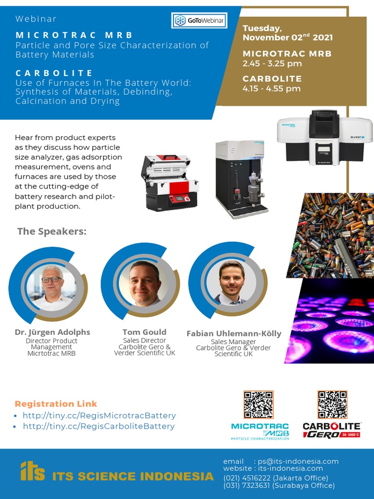Webinar Microtrac and Carbolite | PDF