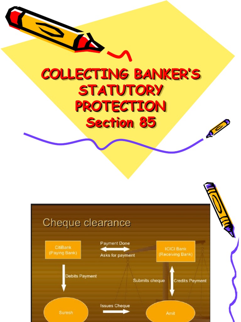 9.collecting Bankers Statutory Protection | PDF | Banks | Cheque