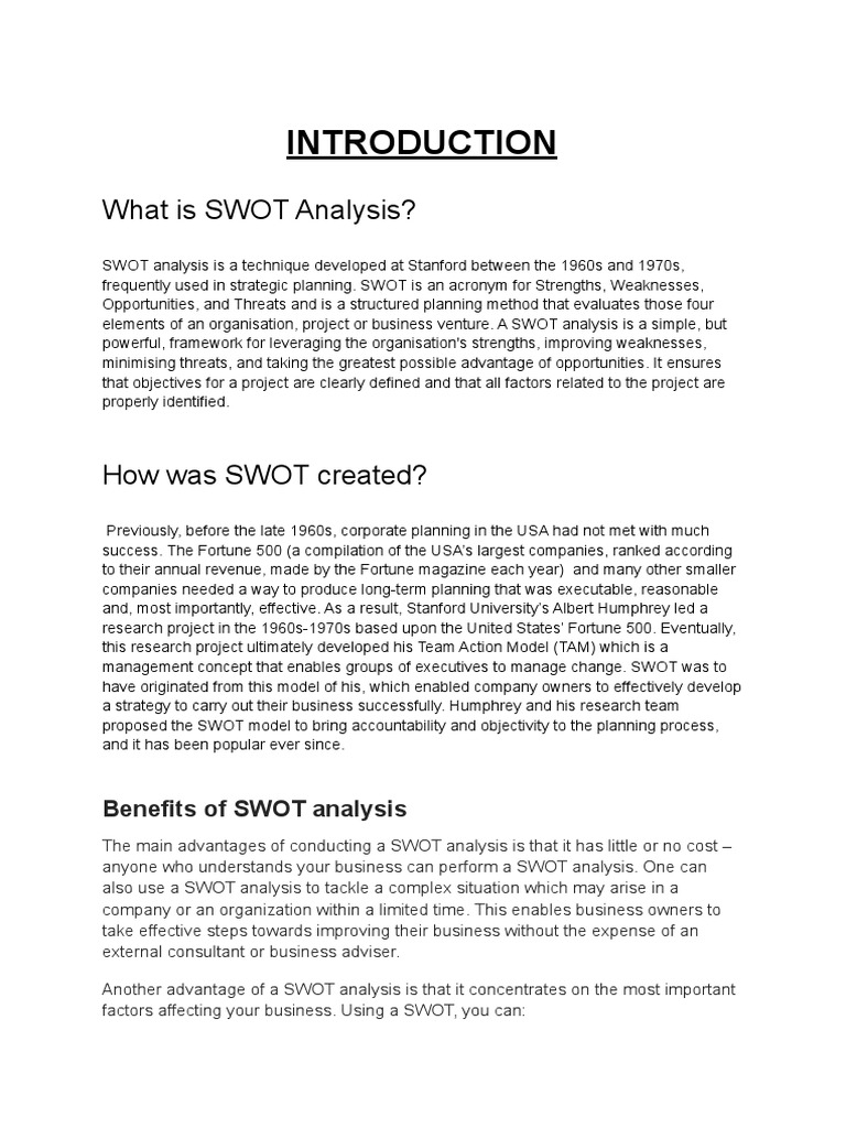 SWOT Analysis and Comparison of Air India and BSNL | PDF | Swot ...