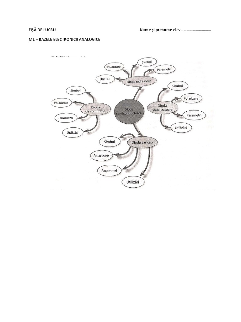Fisa de Lucru Ciorchine Diode | PDF