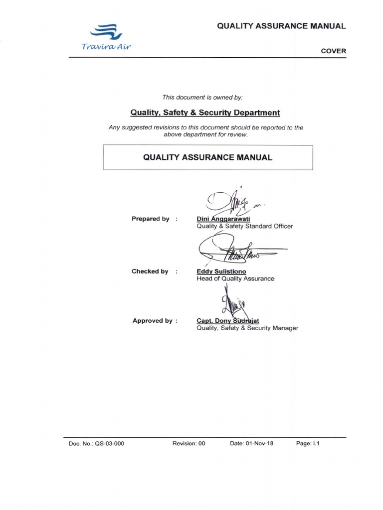 QMS 1 | PDF | Audit | Auditor's Report