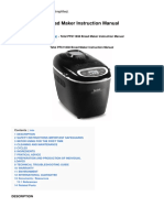 Morphy Richards Breadmaker Manual | PDF | Flour | Breads