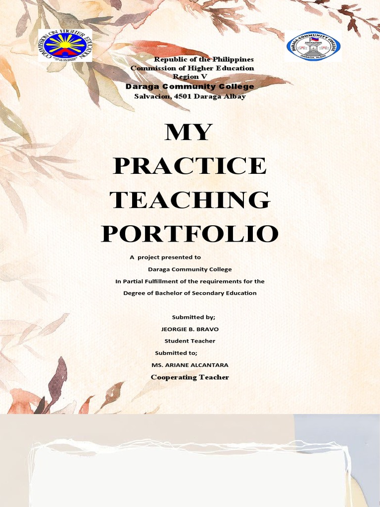 Portfolio Final | PDF | Educational Assessment | Teachers