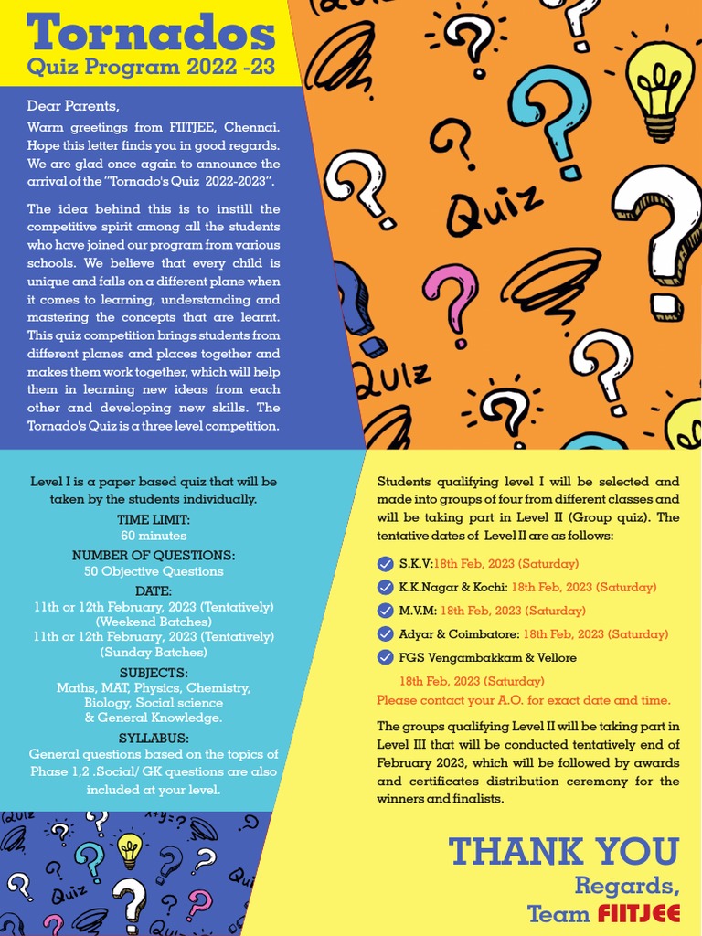 Tornado Poster 2022-23 | PDF | Learning | Cognition