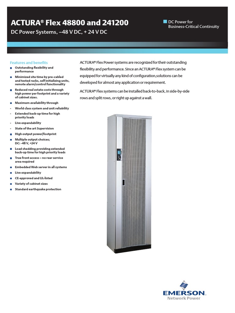 Actura_Flex_48800 | PDF | Alternating Current | Electrical Components