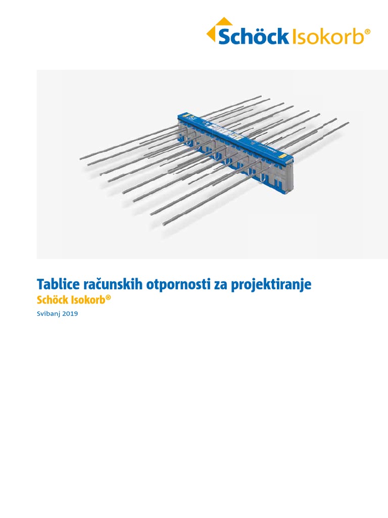 Schöck Isokorb Tablice | PDF