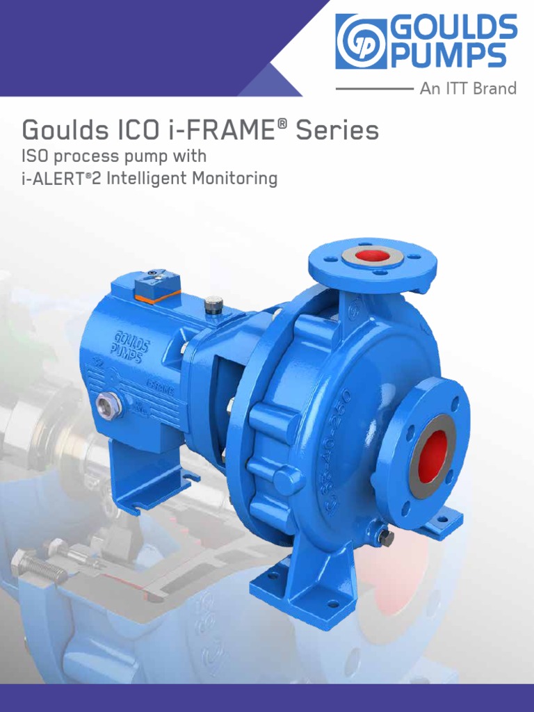 Goulds - ICO I-Frame Series | PDF | Bearing (Mechanical) | Pump