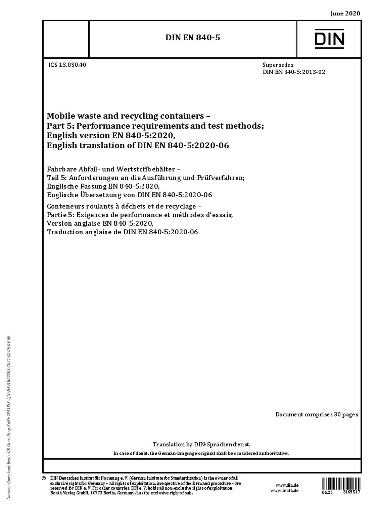 EN-840-5 2020 Standard | PDF
