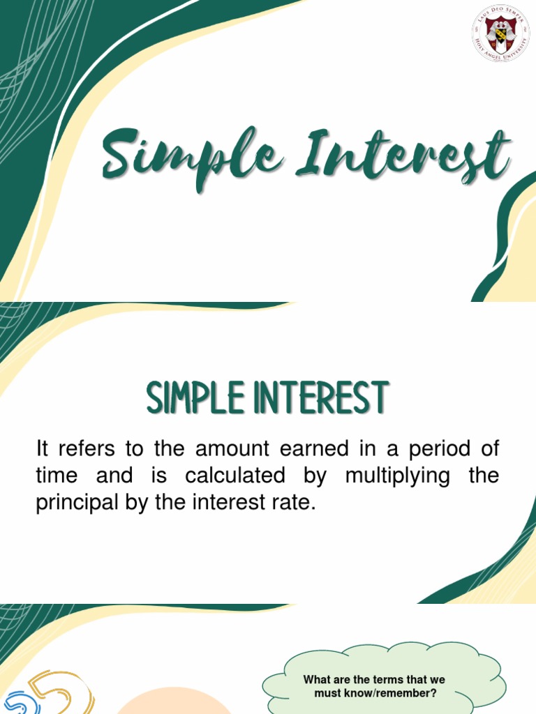 Genmath Simple Interest | PDF | Interest | Debt