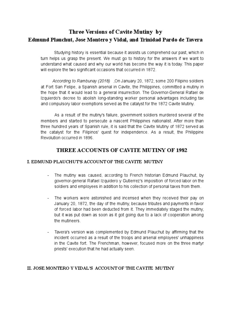 Narag, Ronald - Cavite Mutiny | PDF | Philippines