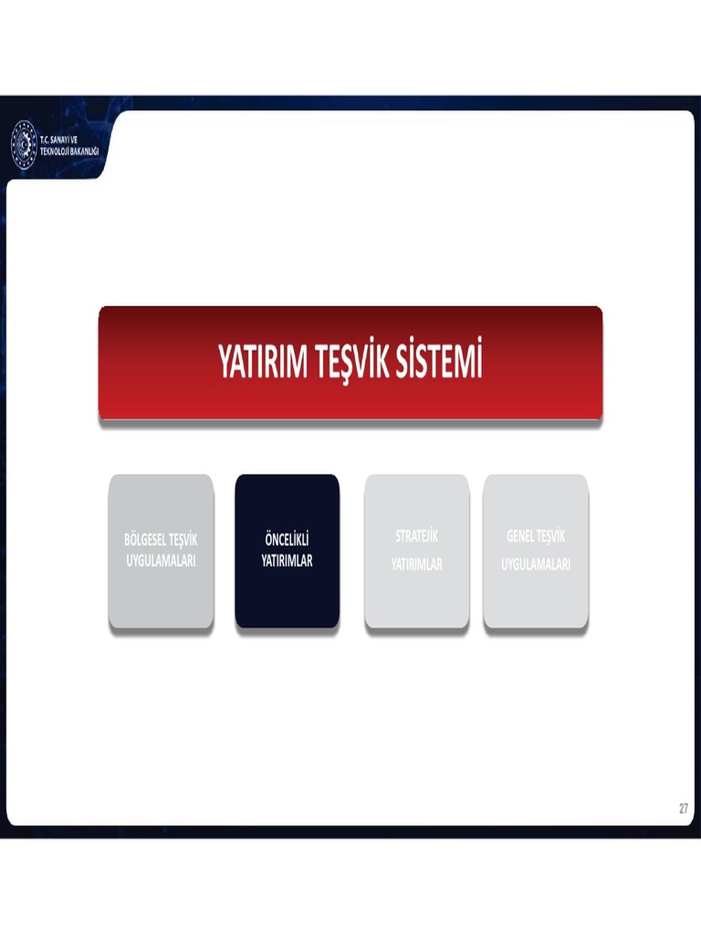 Yatırım Teşvik Sistemi Sunumu | PDF