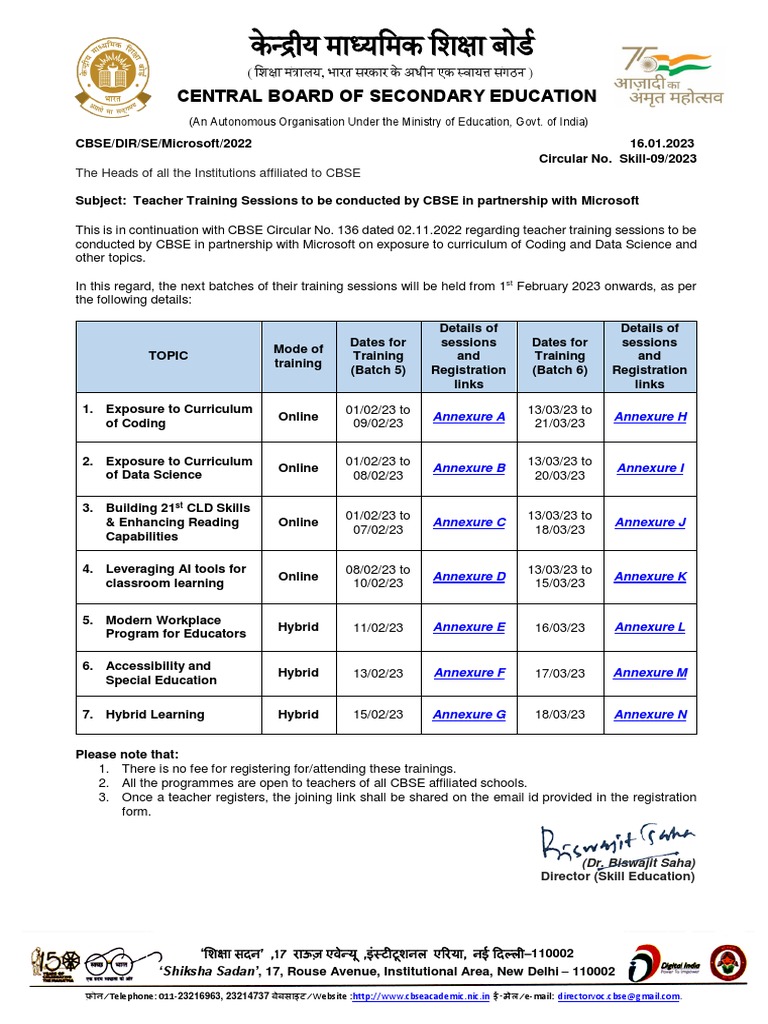 09 Circular 2023 | PDF | Educational Technology | Artificial Intelligence