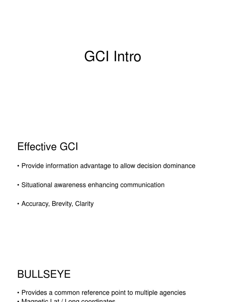 GCI Intro | PDF | Radar | Fighter Aircraft