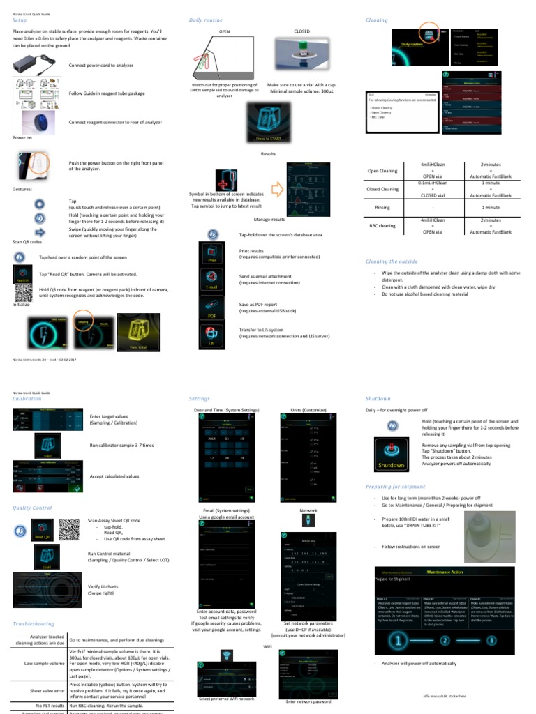 Norma Icon3 Quick Guide Setup | PDF | Qr Code | Computing