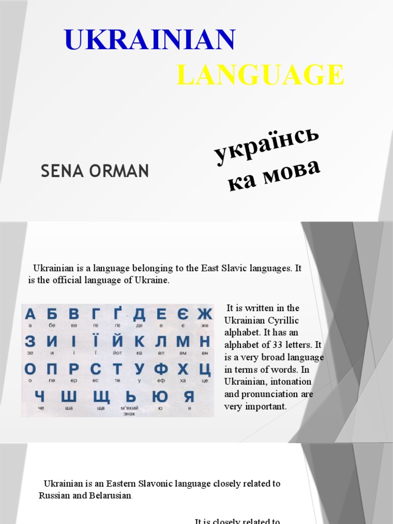 Ukrainian Language | PDF | Ukraine | Russian Language