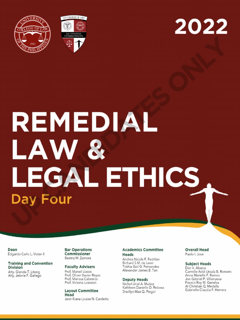 Remedial Law Reviewer BOC | PDF | Lawsuit | Injunction