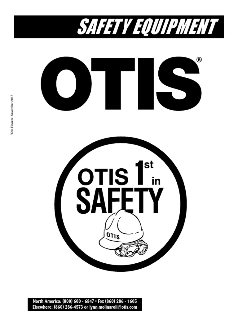 Otis Safety Equipment Catalog | PDF | Escalator | Fuse (Electrical)