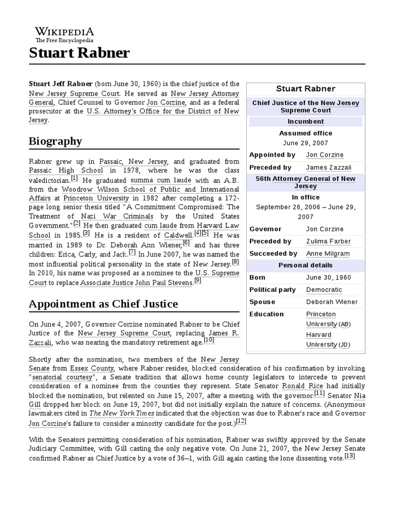 Stuart Rabner | PDF | Justice | Crime & Violence