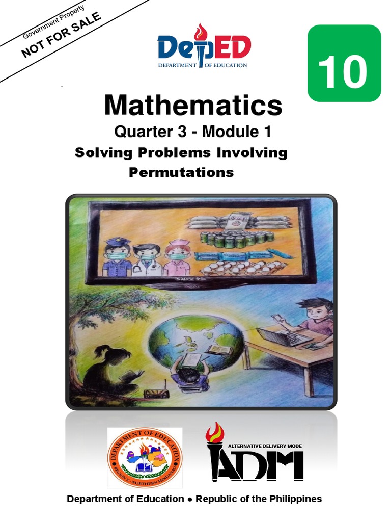 Math10 Q3 Module 2 Solvingproblemsinvolvingpermutations v2 | PDF ... Math10 Q3 Module 2 Solvingproblemsinvolvingpermutations v2 | PDF ...