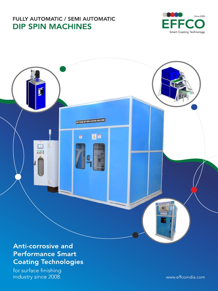 EFFCO - Dip Spin Machine Brochure | PDF
